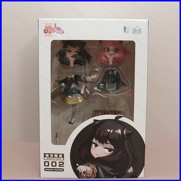 PS1 SPY FAMILY Anya Forger Action Figure cos Attack on Titan Levi ...