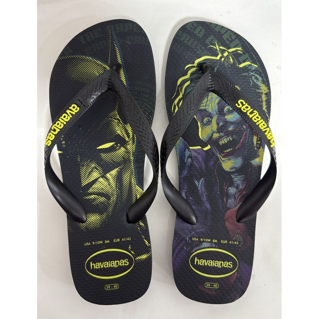 Chinelo Havaianas Top Herois DC Batman x Coringa Coleção 26 | Shopee Brasil