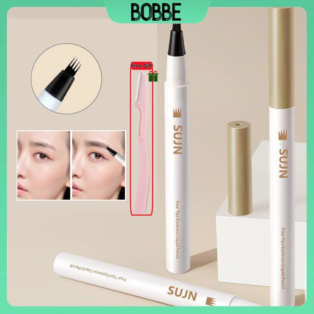 Lápis De Sobrancelha Sujn 4 Pontas, Caneta De Microblading 3D Natural ...
