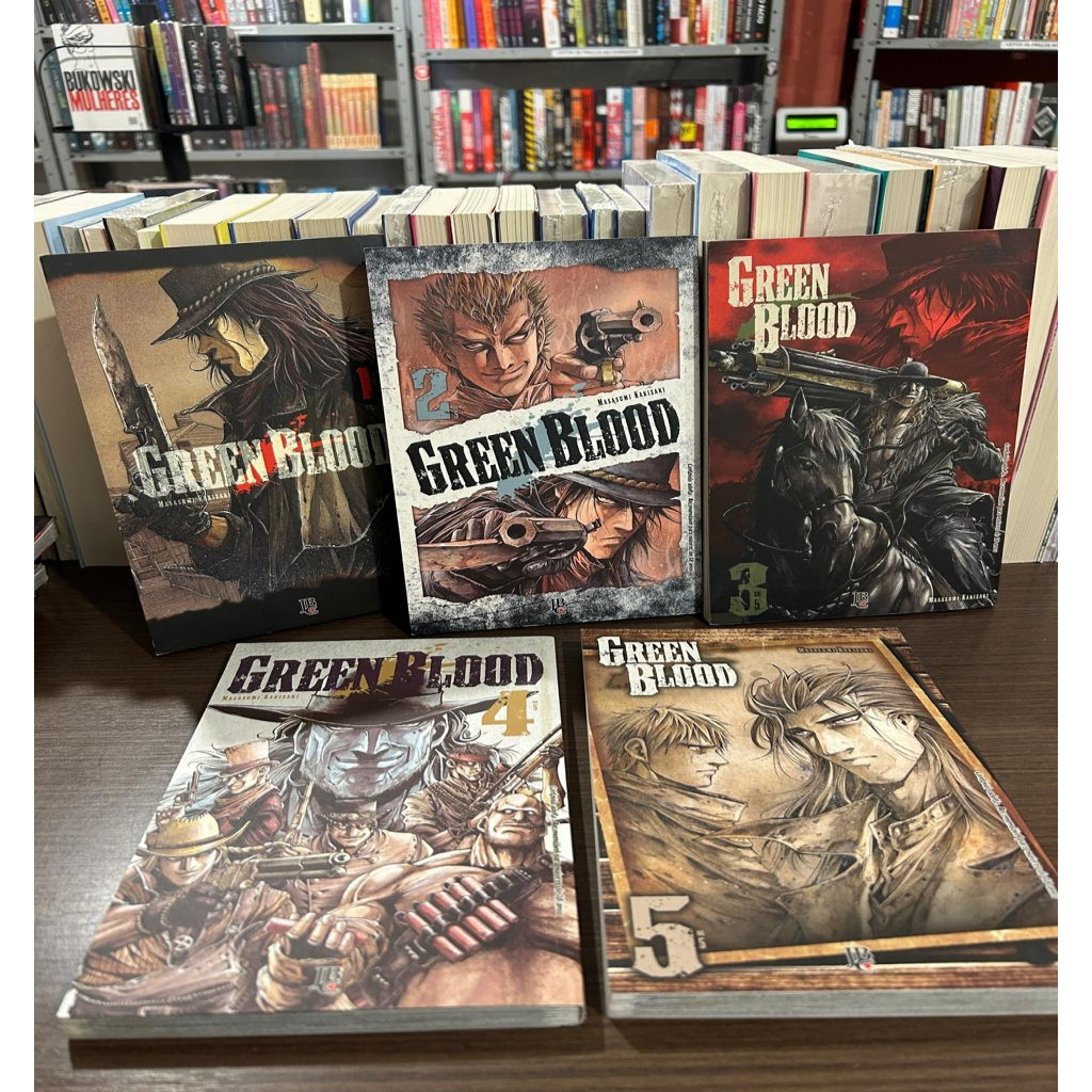 Green Blood - Completo - 5 volumes autor Masasumi Kakizaki | Shopee Brasil