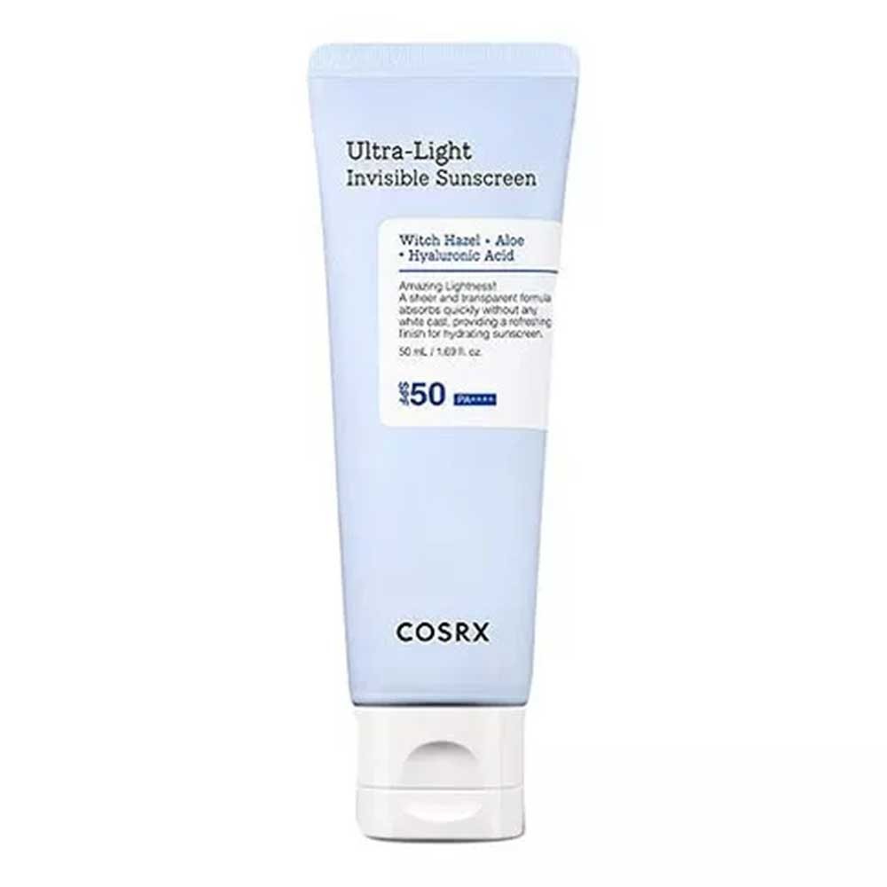 COSRX Ultra Light Invisible Sunscreen SPF 50 PA++++ 50ml | Shopee Brasil