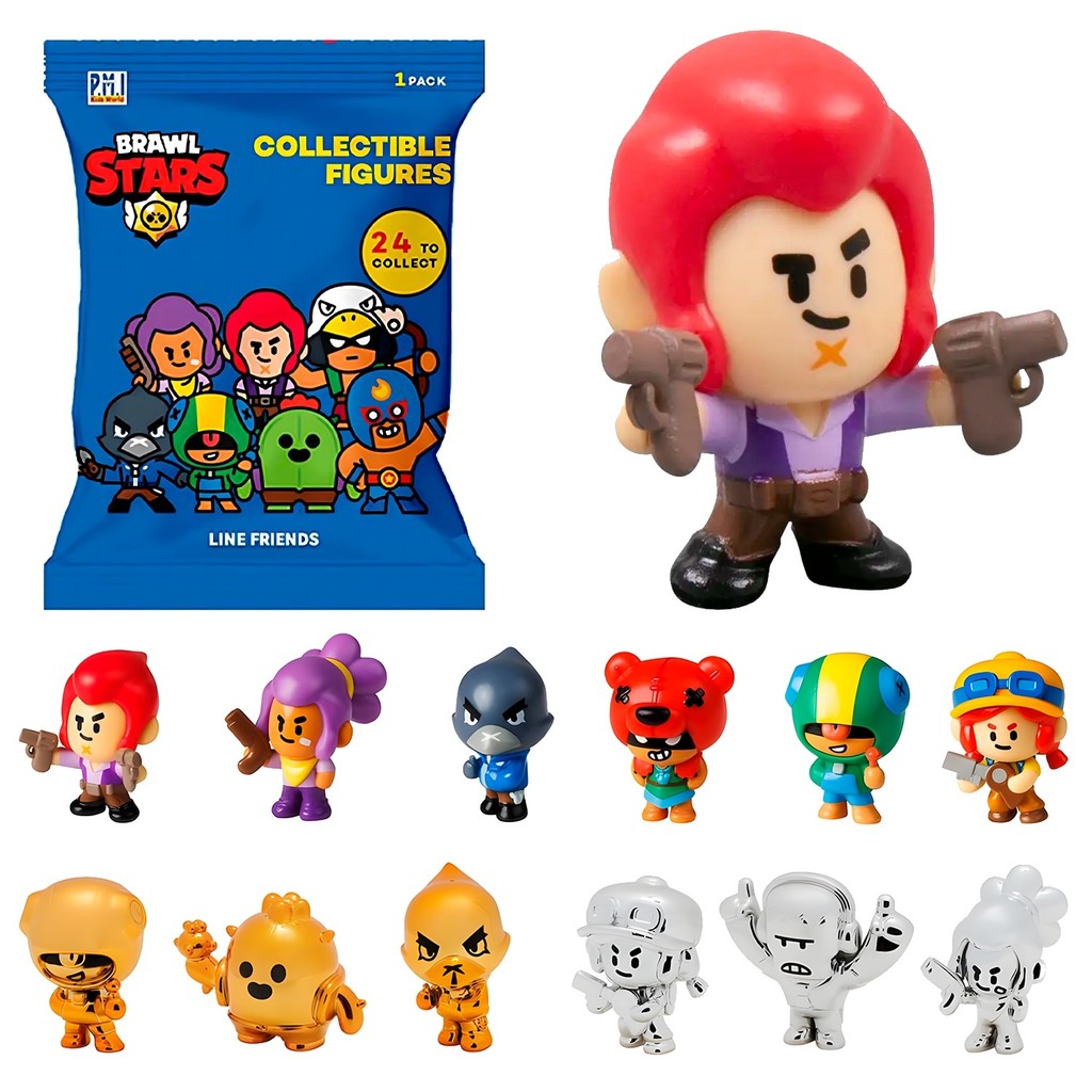 Brawl Stars Bonecos Colecionáveis Supercell Mini Figuras Surpresa Com ...