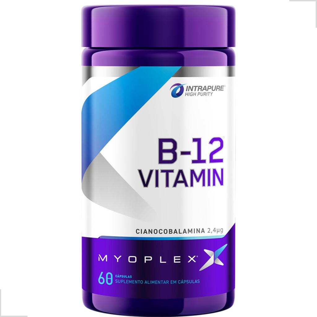 Vitamina B12 Cianocobalamina 2,4ug 60 Capsulas Myoplex | Shopee Brasil