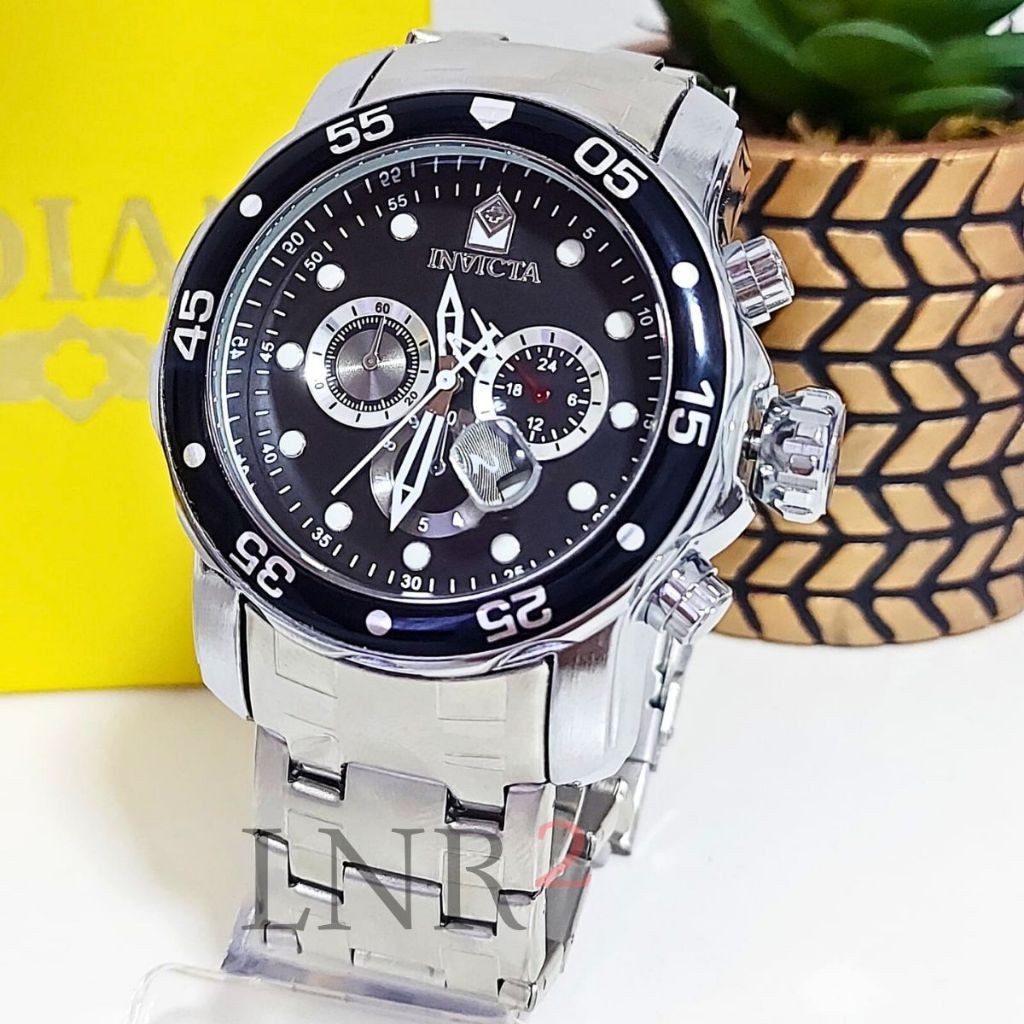 Relógio Invicta Masculino 0075 Pro Diver Pesado Luxo Resistente a água ...