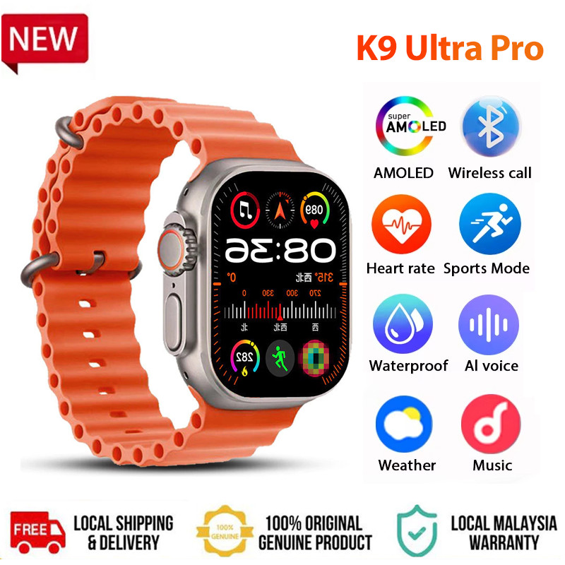 Smartwatch K9 ULTRA PRO Relogio Inteligente Masculino E Feminino ...