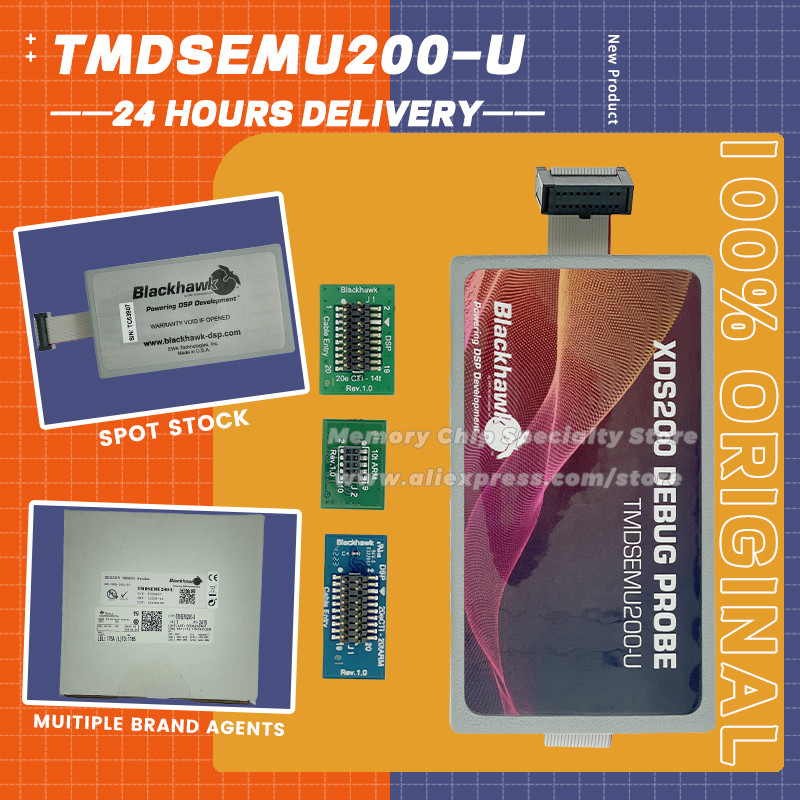 1 Pçs/Lote ! TMDSEMU200-U TI Depurador JTAG Spectrum Digital XDS200 ...