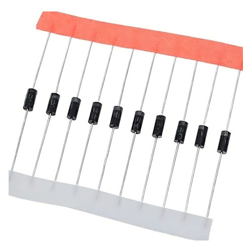 Kit 10 Diodo Retificador 1n4007 In4007 1a 1000v | Shopee Brasil
