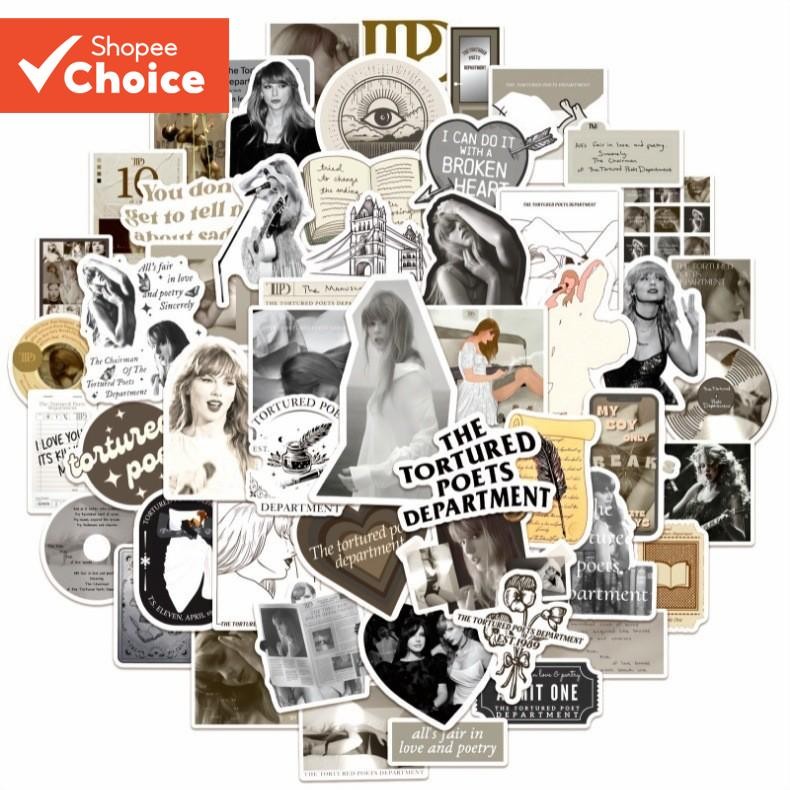 Taylor Swift 50 Pcs Novo Álbum O Departamento De Poetas Torturadas TTPD ...