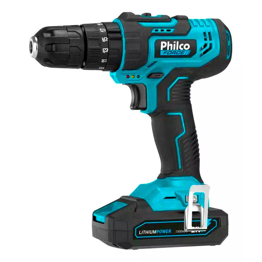 Parafusadeira Philco Ppf21m Maleta + Fenda E Philips 21v | Shopee Brasil