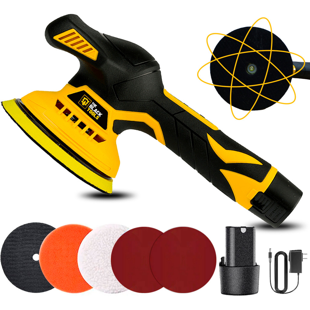 Lixadeira Politriz Roto Orbital A Bateria Sem Fio 5000 Rpm Bivolt 12v ...