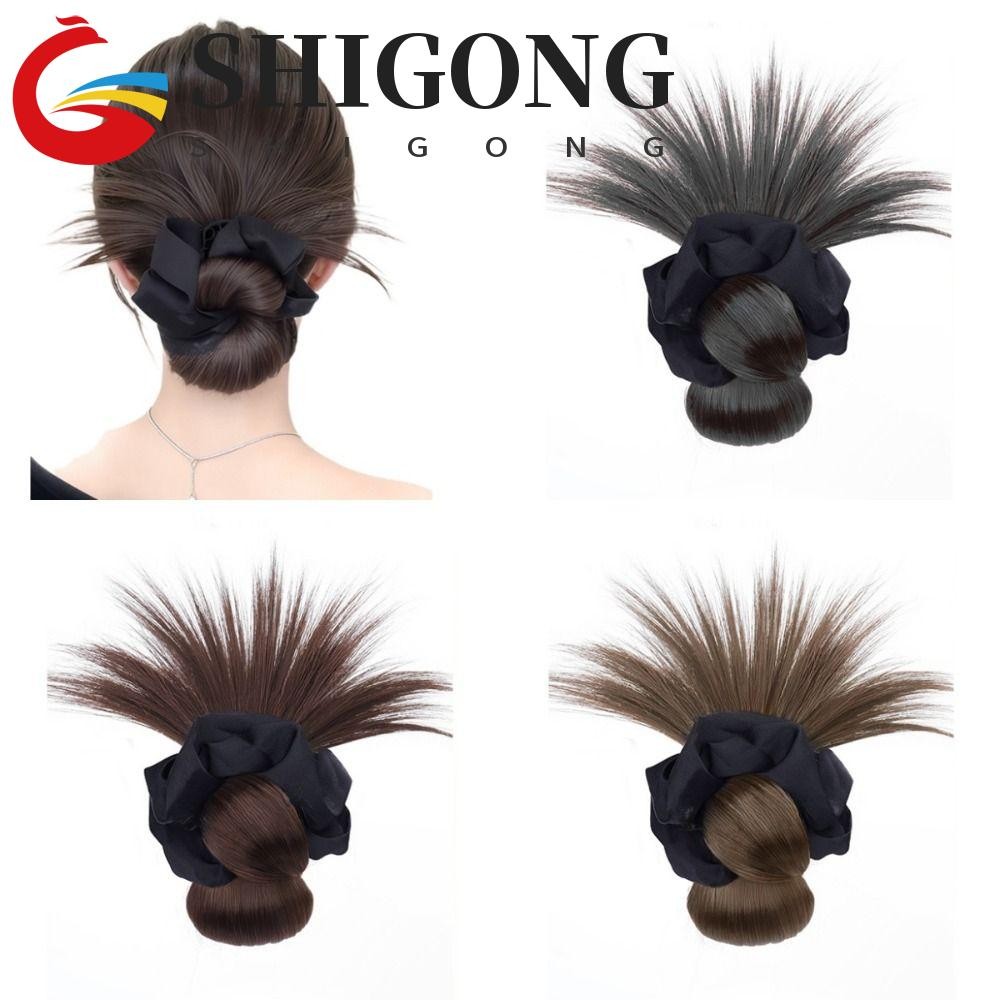 SHIGONG Coque Encaracolado Bagunçado , Clipe De Garra Peruca De Cabeça ...