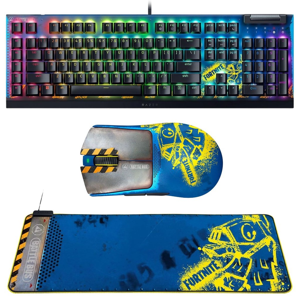 Kit Razer Edition Fortnite Teclado + Mouse + Mousepad Chroma | Shopee ...
