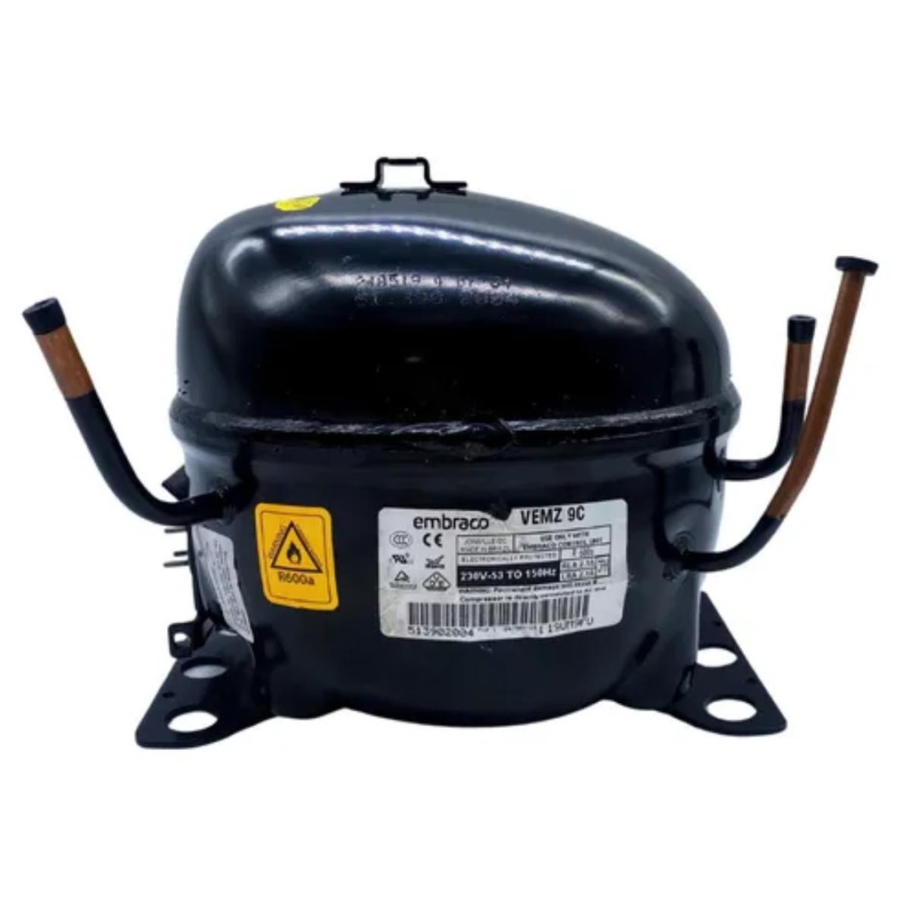 COMPRESSOR EMBRACO INVERTER 1/5 R-600 BIVOLT VEMZ09C | Shopee Brasil