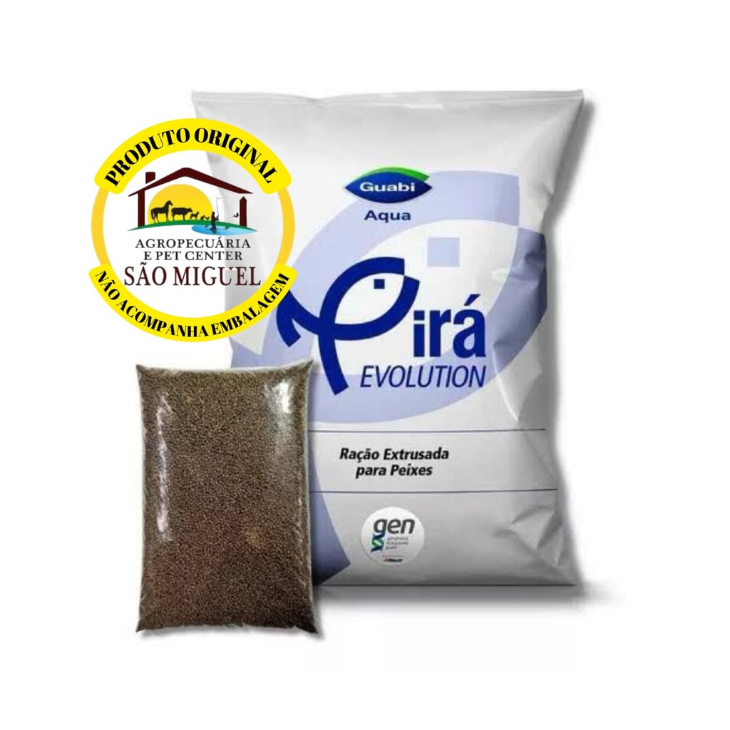 Ração de Peixe P40 40% Proteína Guabi A granel 2-3mm | Shopee Brasil