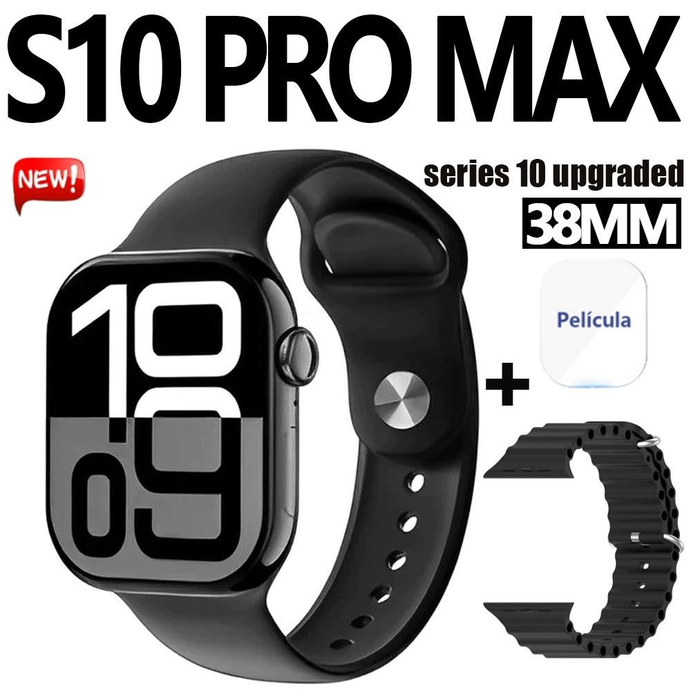 2025 Novo S10 PROMAX Relógio Inteligente à Prova d'Água Chamada ...