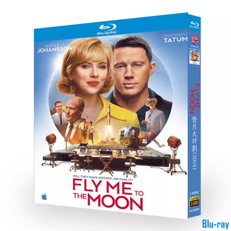 [Novo Selado] Filme Americano Fly Me To The Moon (2024) Blu-ray De 1 ...