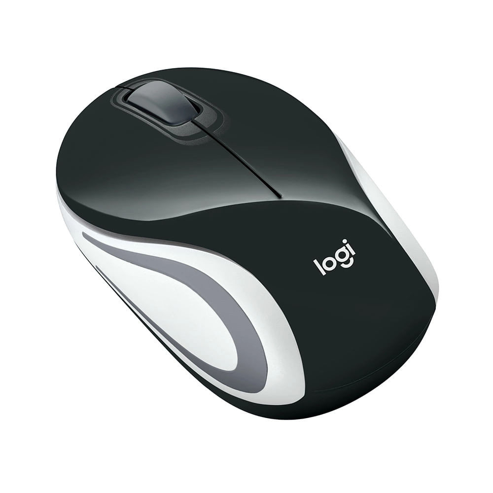 Mini Mouse Logitech sem Fio Preto M187 - 910-005459 | Shopee Brasil
