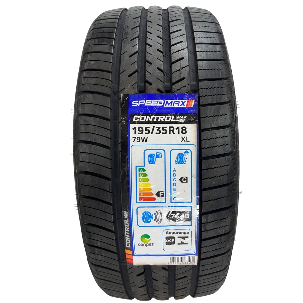PNEU NOVO 195/35R18 79W CONTROLMAX CP12 SPEEDMAX XL ARO 18 PERFIL BAIXO PROTETOR DE BORDA ...