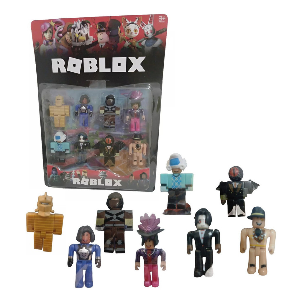 Kit 8 Bonecos Roblox Modelo Novo Brinquedo Infantil | Shopee Brasil