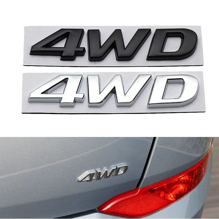Logotipo 4WD Emblema Do Porta-Malas Traseiro Carro Adesivo Para Hyundai ...