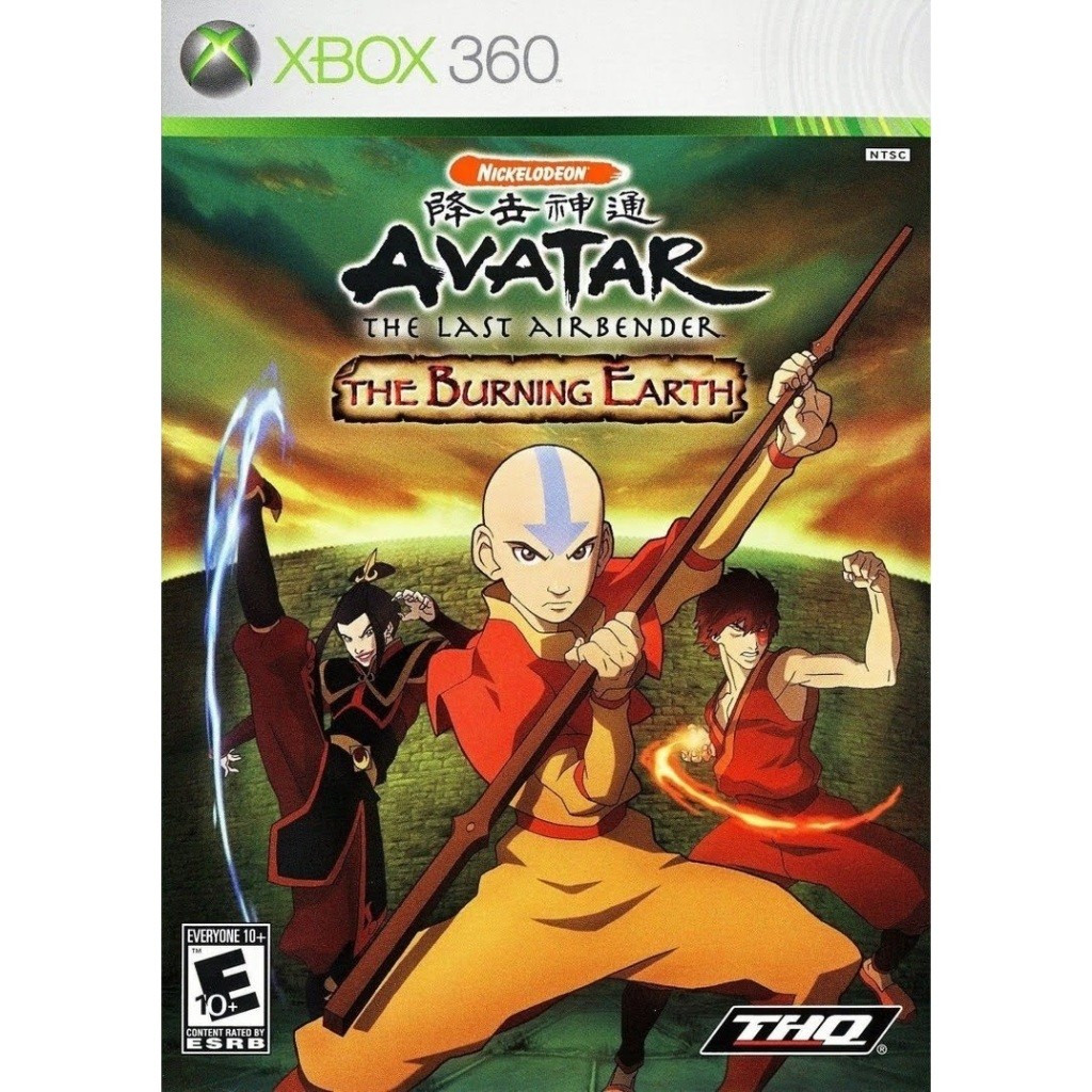 avatar the last air bender the burning earth midia fisica - xbox 360 ...