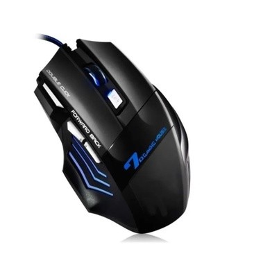 Mouse Gamer X7 Optico Gaming 2400dpi USB Com 7 Botoes e iluminacao LED para computador e ...