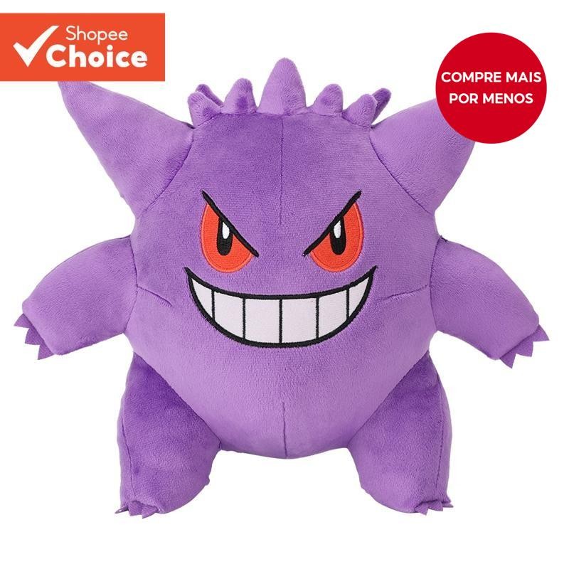 Pokemon Gengar e Pikachu 25cm Kawaii Boneca Fofa Brinquedo ...