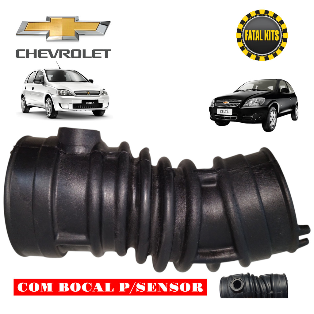 MANGUEIRA DE FILTRO DE AR GM COM BOCAL PARA SENSOR CORSA/CELTA 90466213 ...