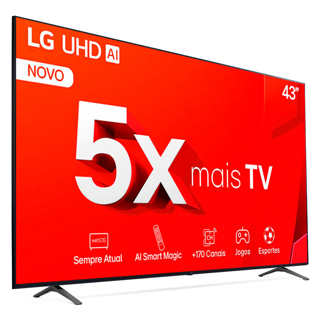 Smart Tv LG 43" 4K LED UHD Smart Pro 43 TU801C0SA Bivolt | Shopee Brasil