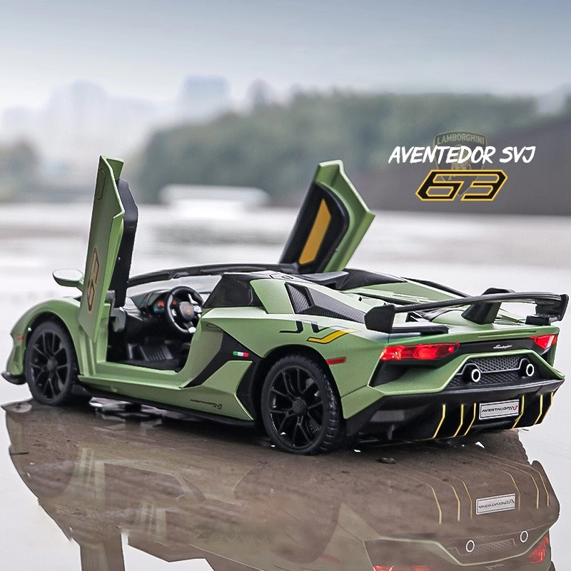 1:24 Lamborghini Aventador SVJ63, modelo de carro de brinquedo da ...