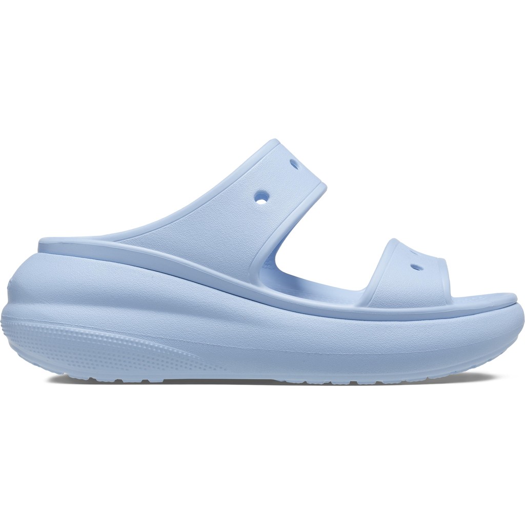 Sandália crocs classic crush platform sandal blue calcite | Shopee Brasil