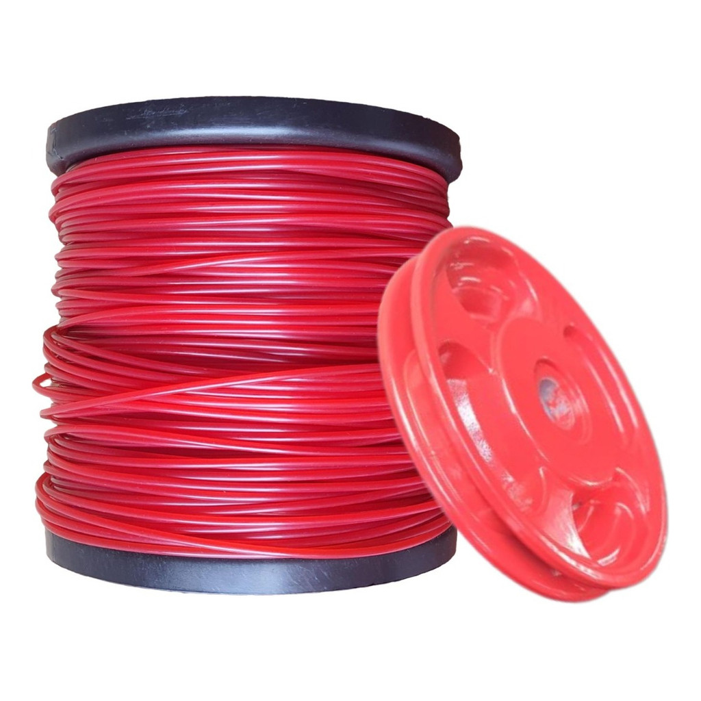 Combo Bobina Fio Nylon Redondo 2,6mm + Carretel Metalico | Shopee Brasil