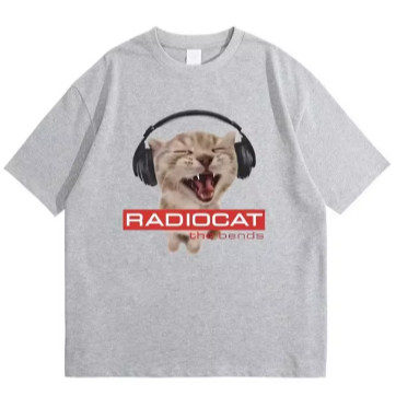 Camiseta camisa Radiocat Adulto/Infantil Lançamento Unissex Em Algodao ...