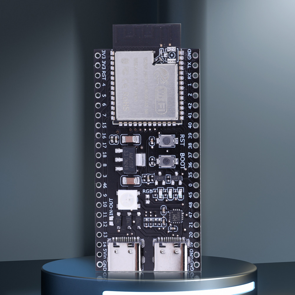 ESP32-S3 N16R8 N8R2 Placa De Expansão Dupla Tipo C Wifi 2.4G Central Do Módulo Para Arduino ...