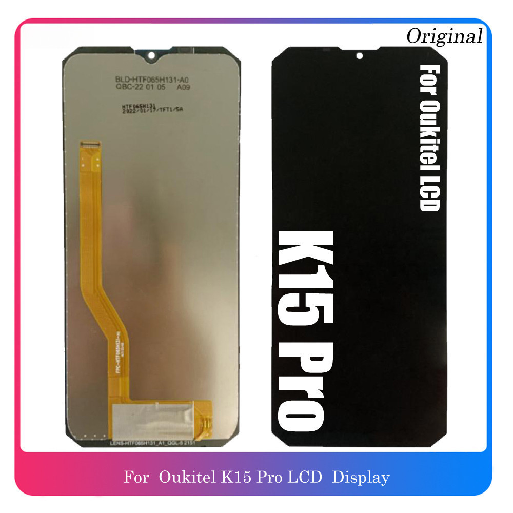 LCD Original Para Oukitel K15 Pro K15 Plus Substituição de Tela de ...