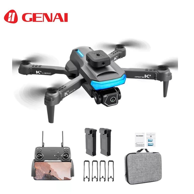 【GENAI】Drone Xt5 Dobrável Pro Camera 4k Com 2 Bateria Wi-fi Pro Fullhd ...