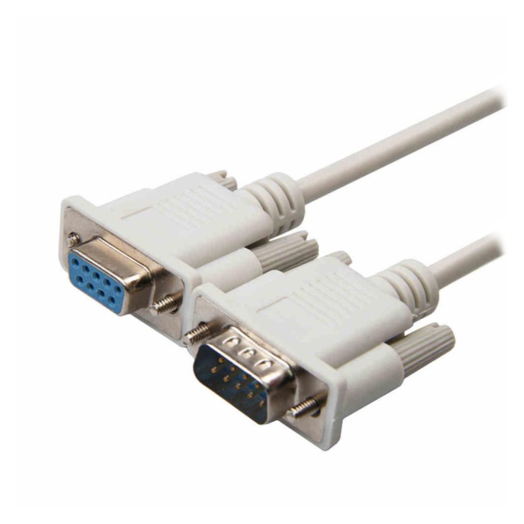 Cabo Serial Extensor DB9 M x DB9 F - 3 metros - Branco - GV CBD984 ...