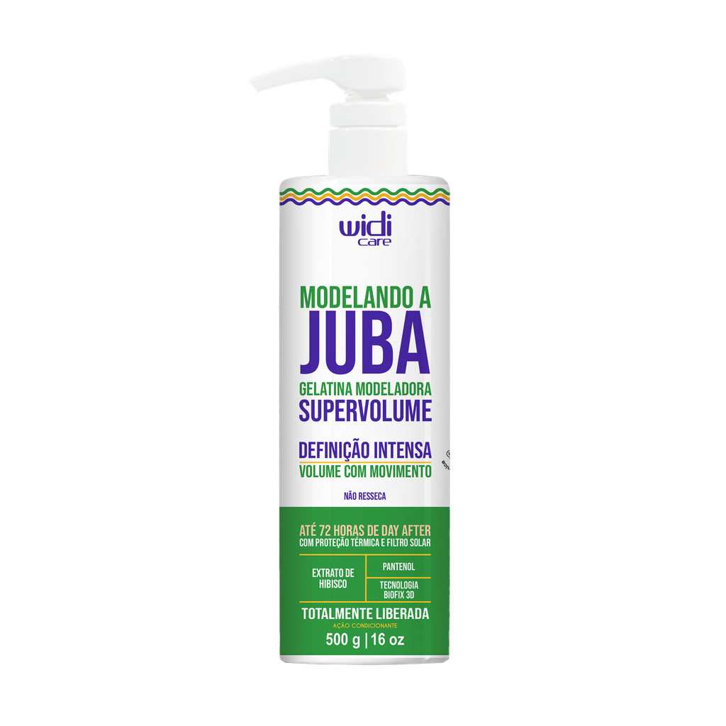 WIDI CARE MODELANDO A JUBA GELATINA SUPER VOLUME 500G | Shopee Brasil
