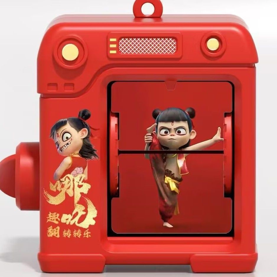 Brinquedo de Alívio de Estresse Nezha Merchandise Máquina de Flip Nezha ...
