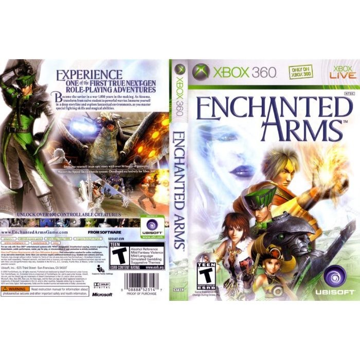 Enchanted Arms para Xbox 360Lt com capa | Shopee Brasil