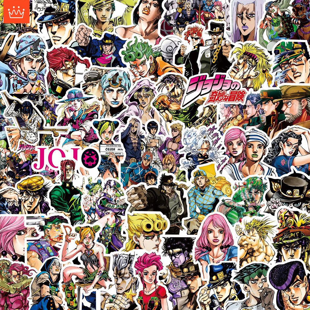 J· Adesivos de JoJo's Bizarre Adventure Anime Japonês Autocolantes À ...