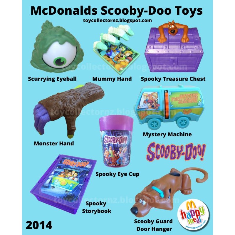 COLEÇÃO: SCOOBY-DOO HANNA BARBERA MC DONALDS | Shopee Brasil