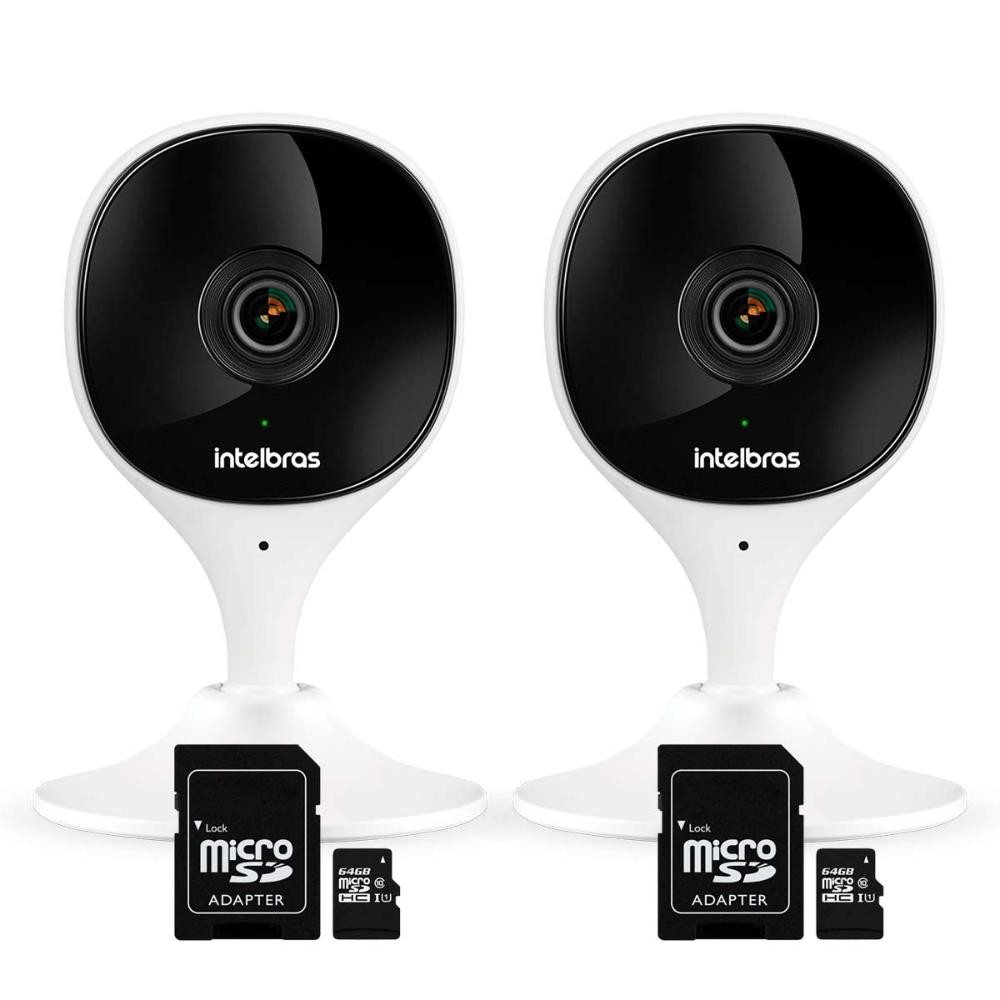 Kit 2 Câmeras Wi-fi Aúdio Inteligência Artificial Imx Intelbras Visão ...