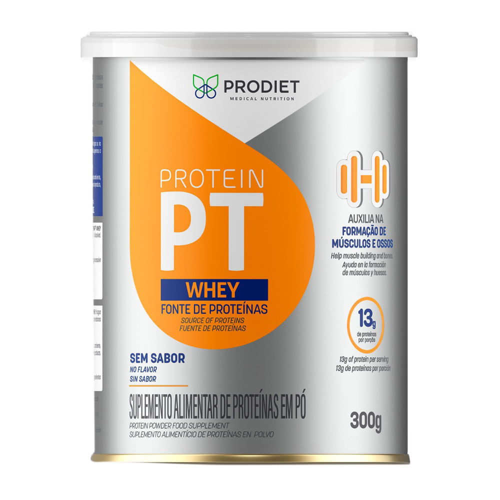 Whey Protein PT Prodiet Sem Sabor 300g | Shopee Brasil