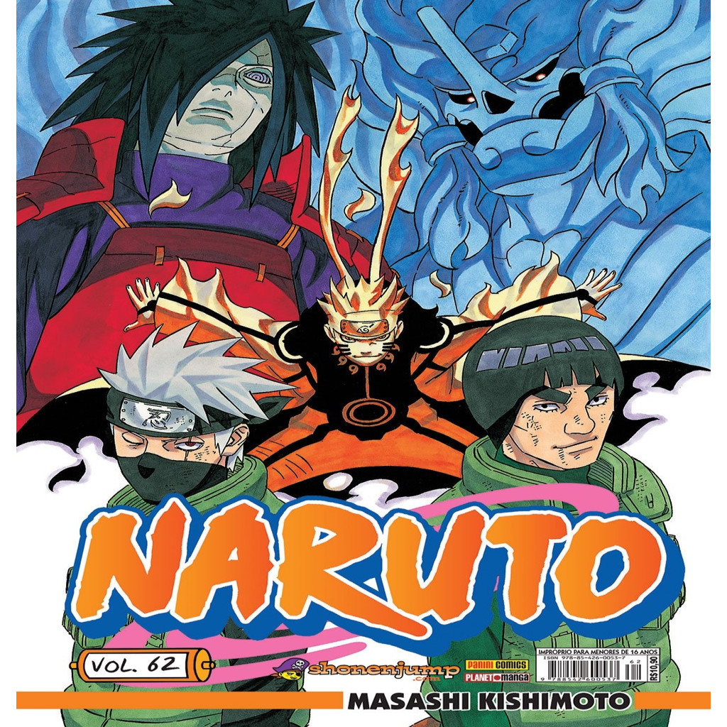 Naruto - Vol. 62 autor Kishimoto, Masashi | Shopee Brasil