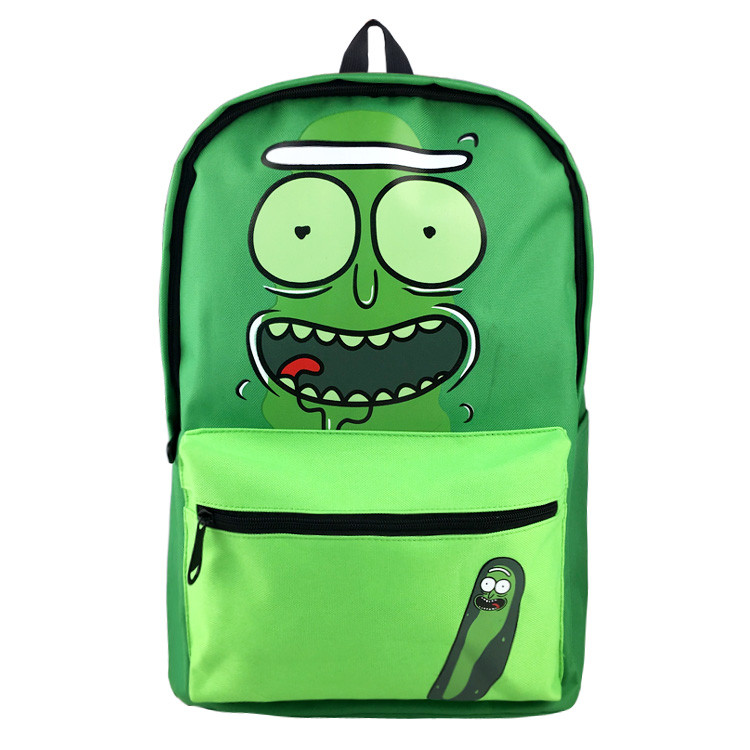 Mochila Anime Rick Morty Bolsa De Viagem Escolar | Shopee Brasil