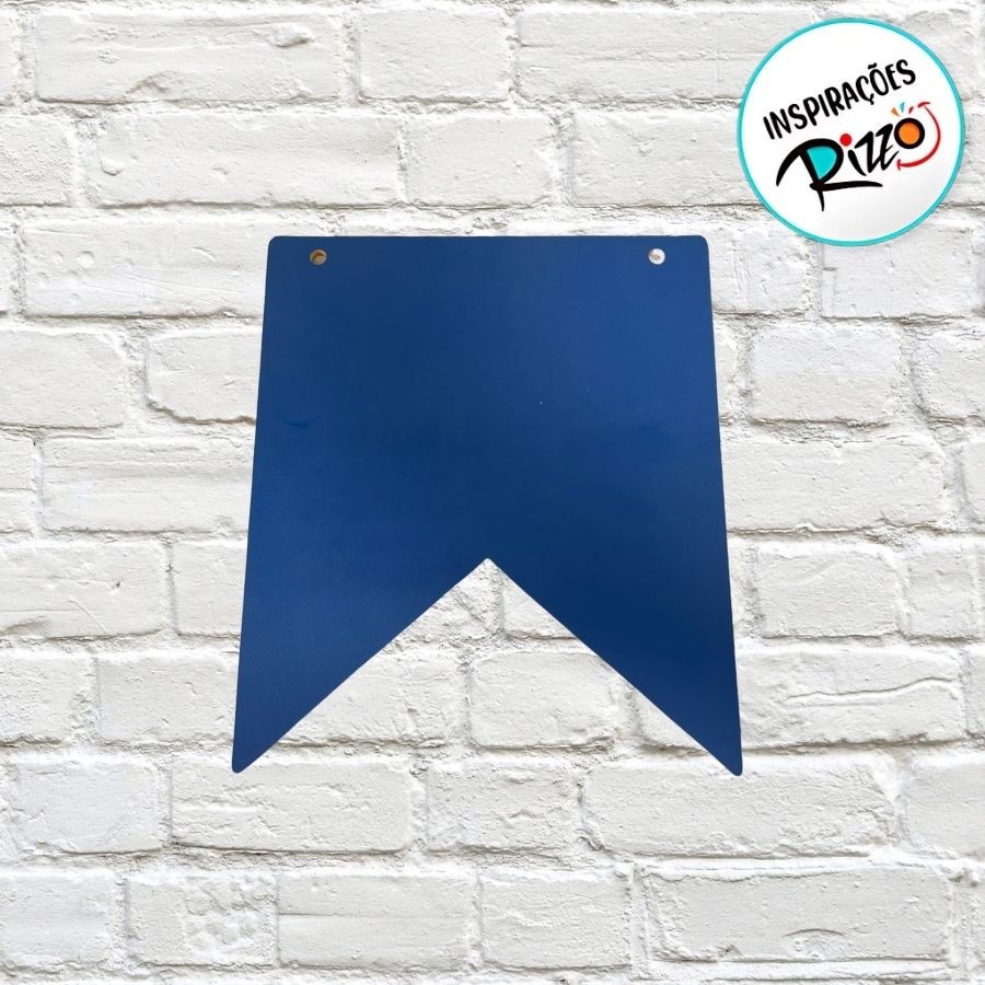 Banderola Azul Grande Em MDF De Festa Junina - 25x25cm - 1 unidade ...