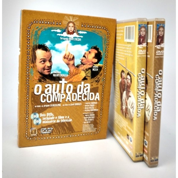 DVD O AUTO DA COMPADECIDA - BOX COM O FILME E A MINISSÉRIE DA TELEVISÃO ...