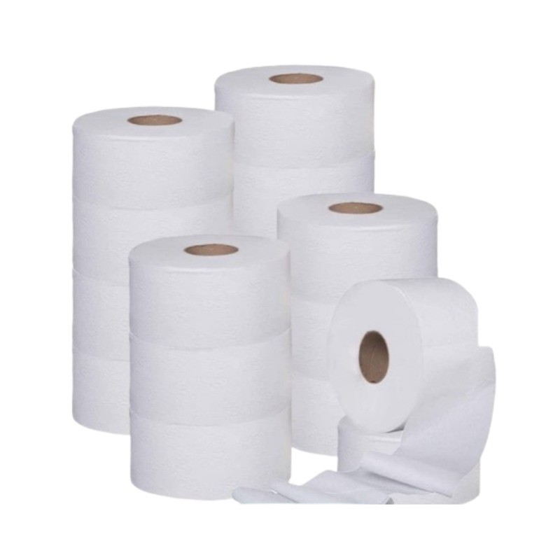 Papel Higiênico Branco Soft Rolão 300 Metros C/8 Rolos papel higienico ...