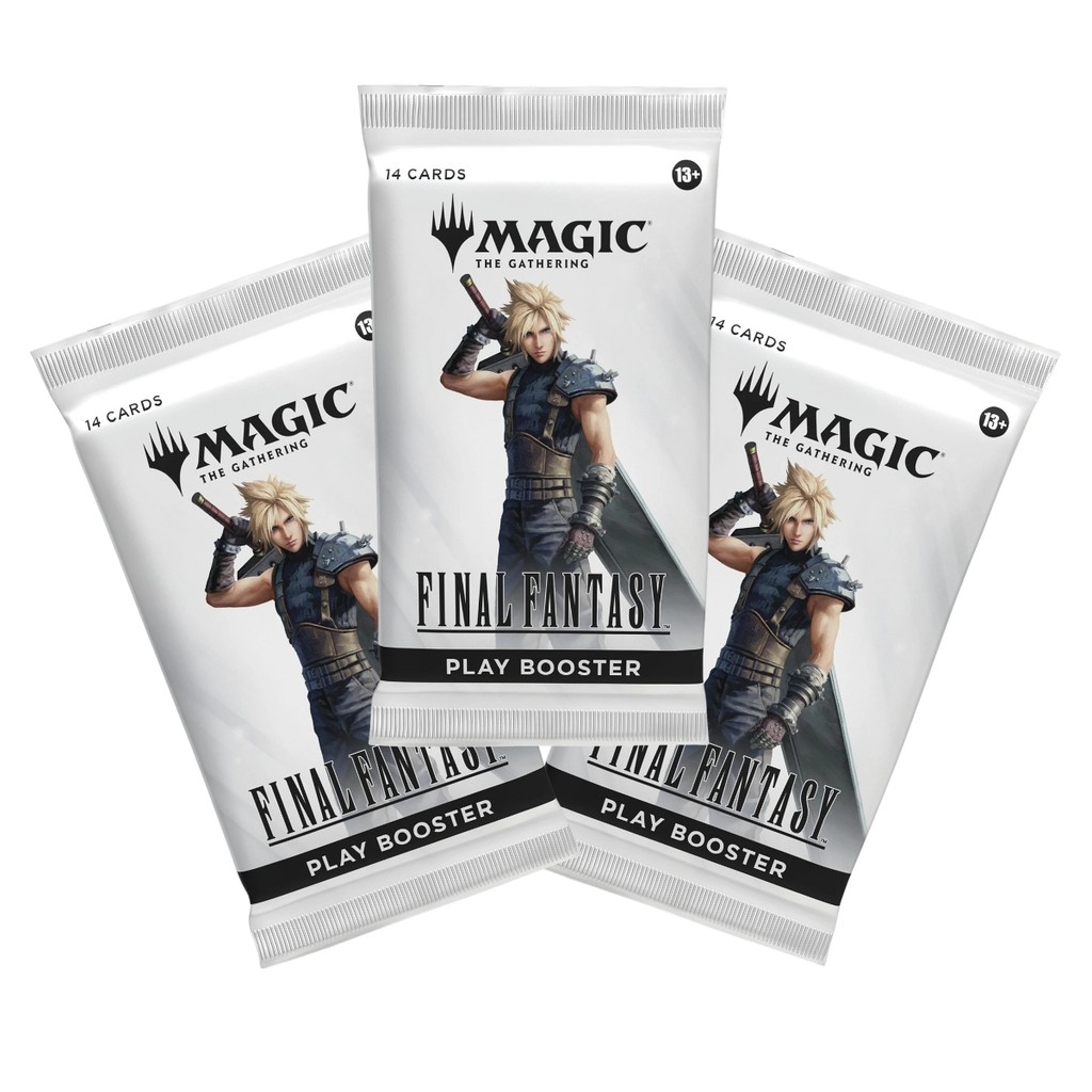 Kit 3 Playbooster MTG Final Fantasy Ingles 42 Cards Magic The Gatering ...